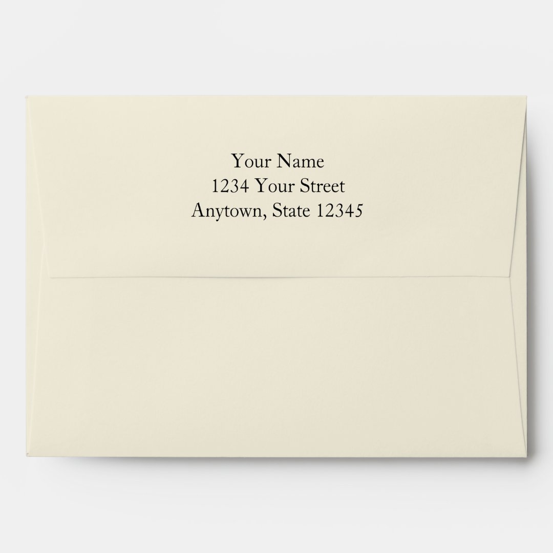 Ecru / Cream Invitation or Greeting Card Envelopes | Zazzle