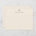 Ecru Hummingbird Note Card | Zazzle