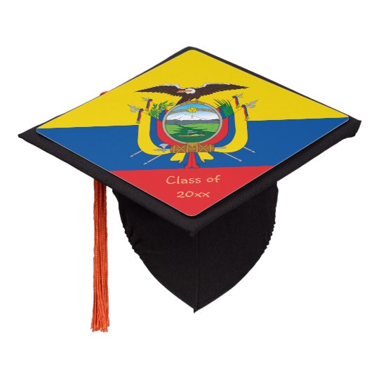 Ecuador & Ecuador Flag - Students / University Graduation Cap Topper ...