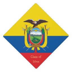 Ecuador & Ecuador Flag - Students / University Graduation Cap Topper ...