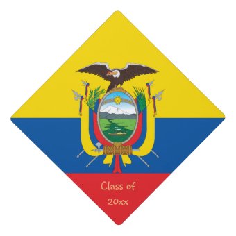Ecuador & Ecuador Flag - Students / University Graduation Cap Topper ...