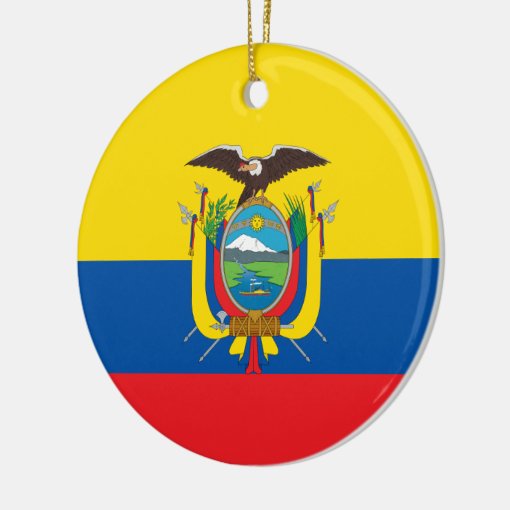 Ecuador Flag Ornament | Zazzle