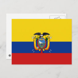 Ecuador Flag Postcard | Zazzle