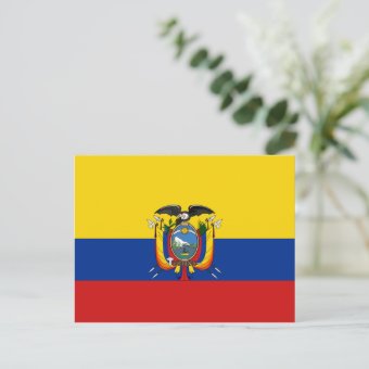 Ecuador Flag Postcard | Zazzle