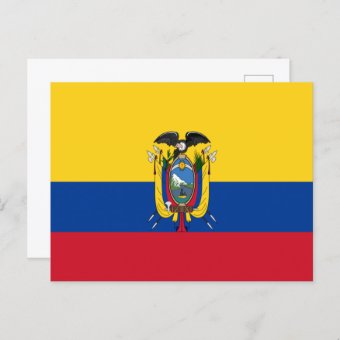 Ecuador Flag Postcard | Zazzle