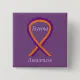 Eczema Awareness Ribbon Custom Art Pin Buttons | Zazzle