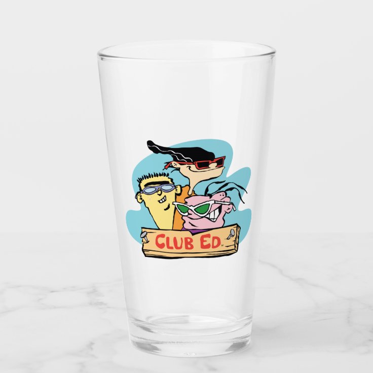 Ed, Edd, n Eddy - Club Ed Glass | Zazzle