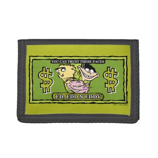 Ed, Edd, n Eddy Dollar Bill Trifold Wallet | Zazzle