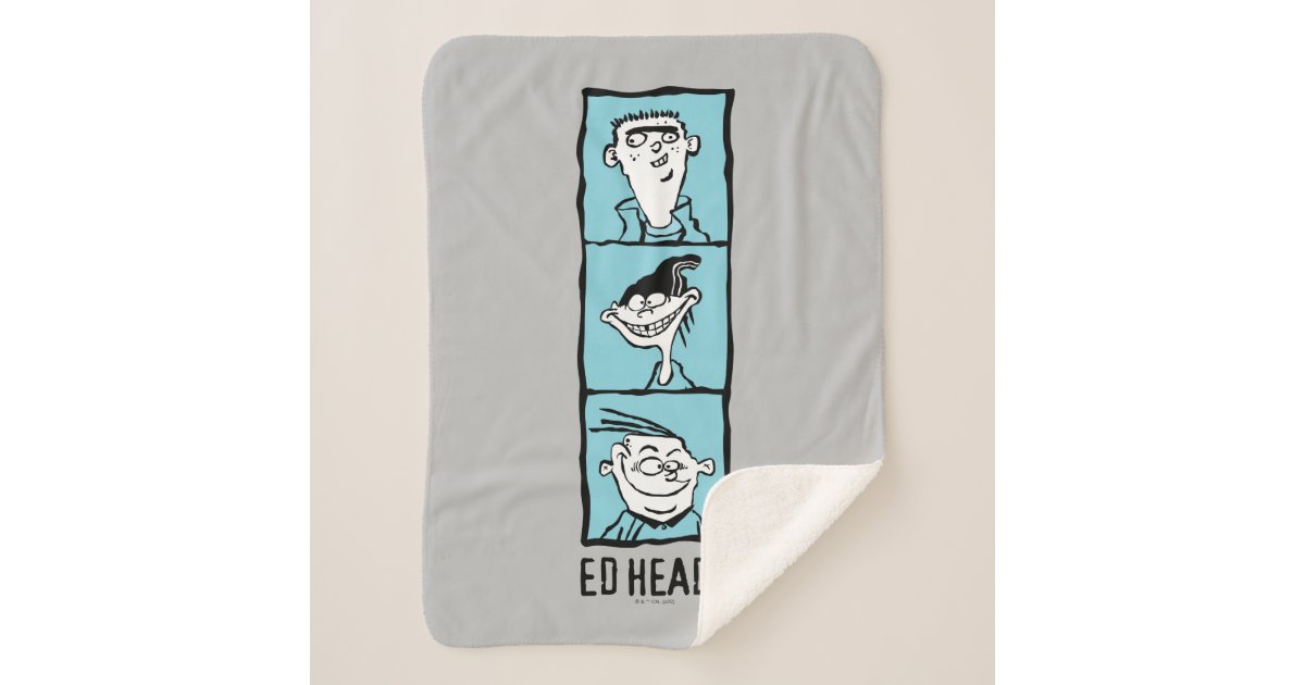 Ed, Edd, n Eddy - Ed Heads Sherpa Blanket | Zazzle
