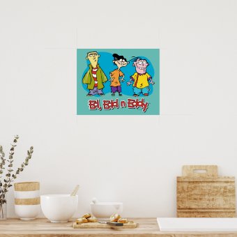 Ed, Edd, n Eddy Smiling Poster | Zazzle