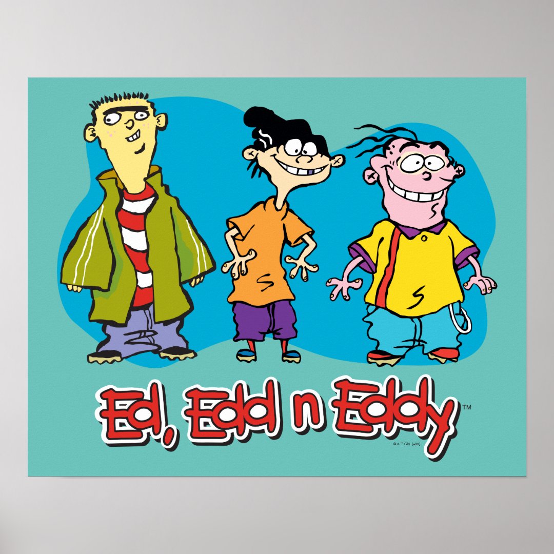 Ed, Edd, n Eddy Smiling Poster | Zazzle