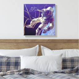 Ed White First American Spacewalker Photograph Canvas Print | Zazzle