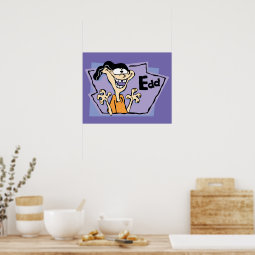 Edd Character Graphic Poster | Zazzle