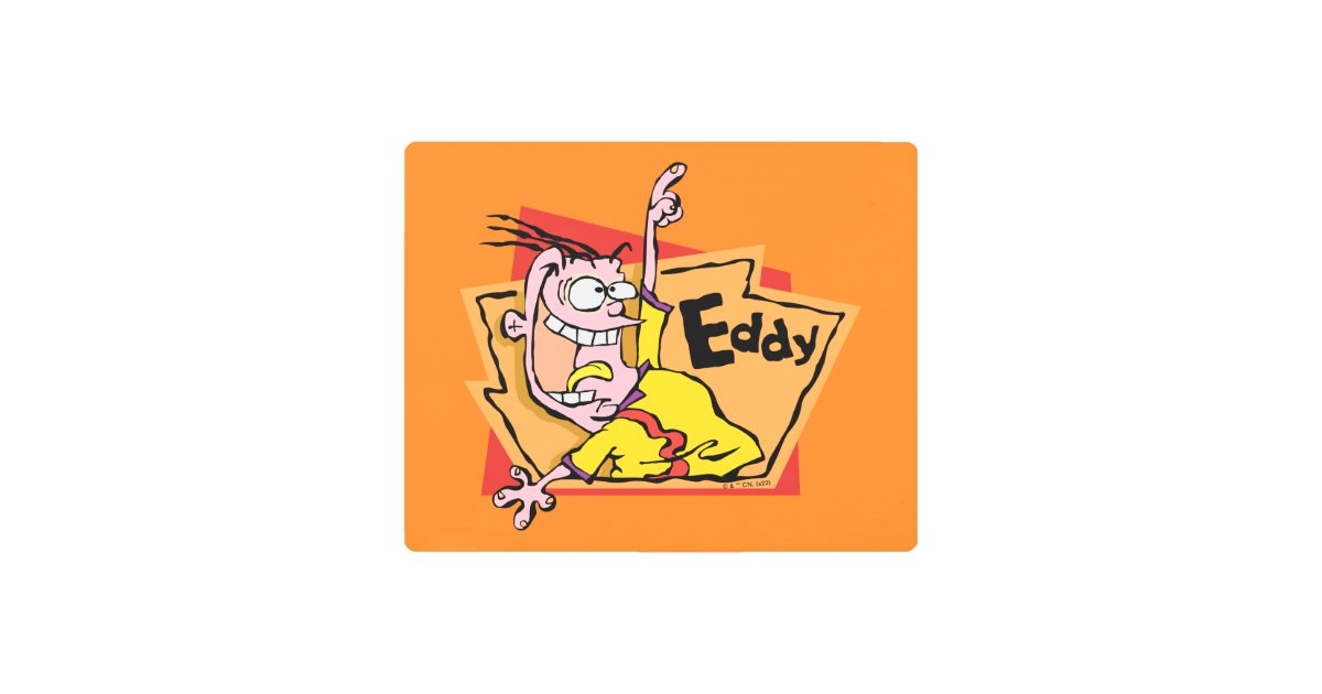 Eddy Character Graphic Metal Print | Zazzle