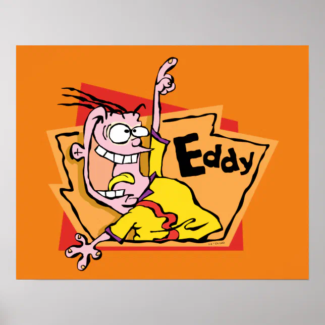 Eddy Character Graphic Poster | Zazzle