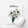Edelweiss Flowers Mouse Pad | Zazzle