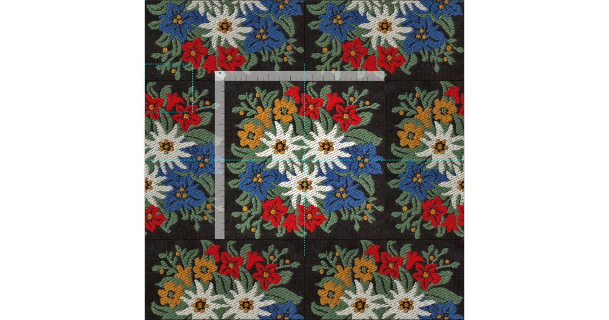 Edelweiss Swiss Alpine Flower Fabric | Zazzle