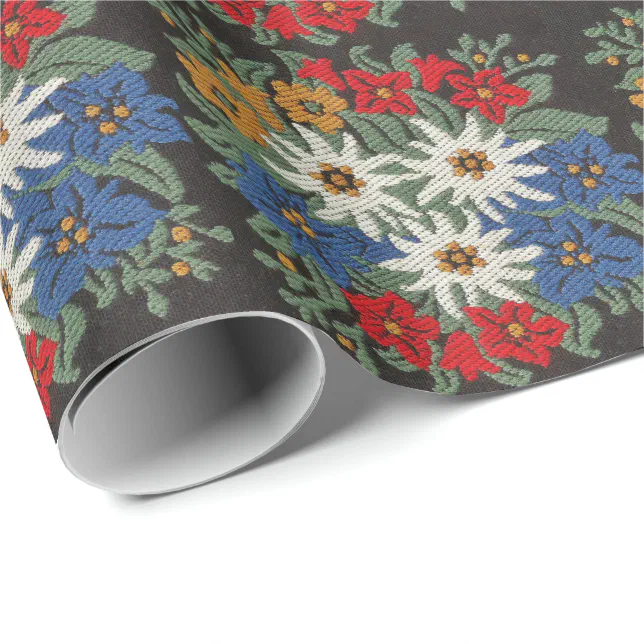 Edelweiss Swiss Alpine Flower Wrapping Paper | Zazzle
