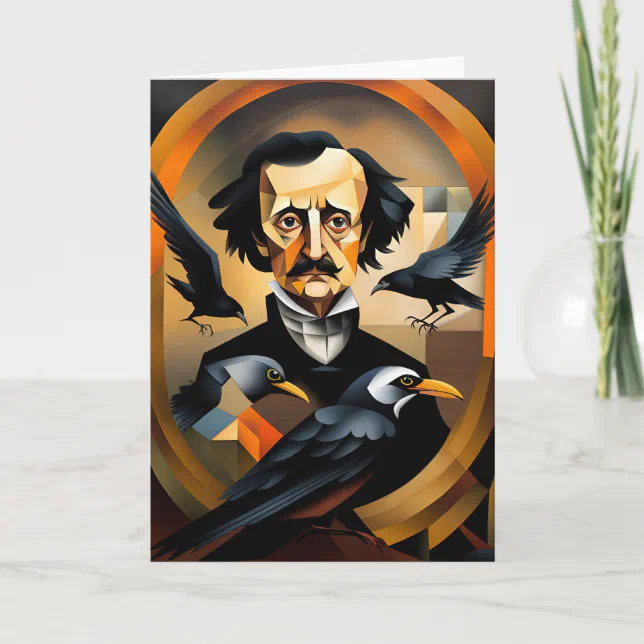 Edgar Allan Poe Card | Zazzle