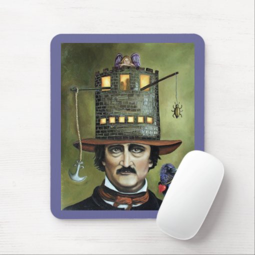 Edgar Allan Poe Mouse Pad | Zazzle