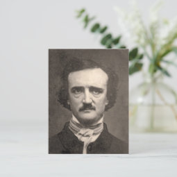 Edgar Allan Poe Postcard | Zazzle
