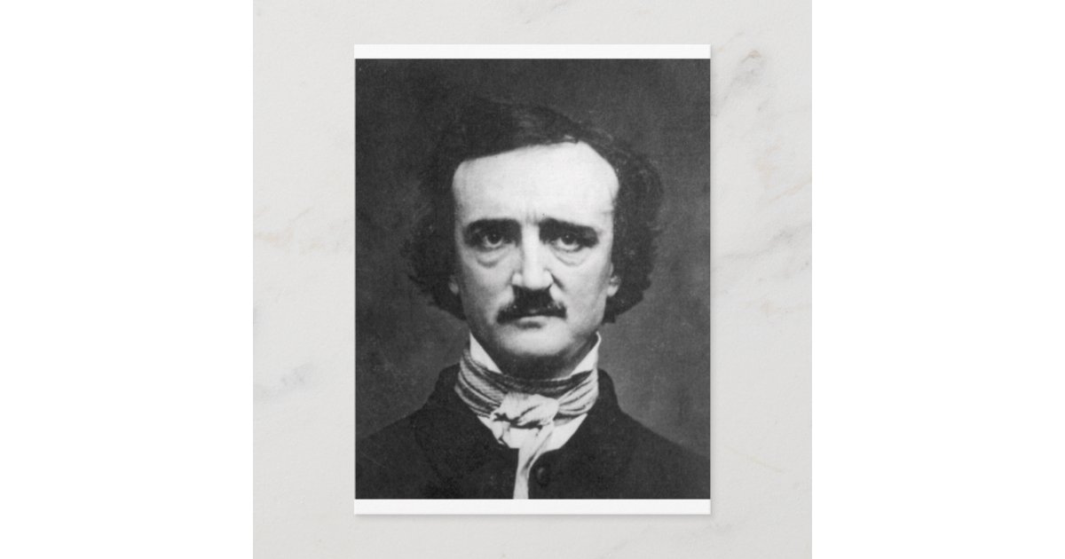 edgar allen poe postcard | Zazzle