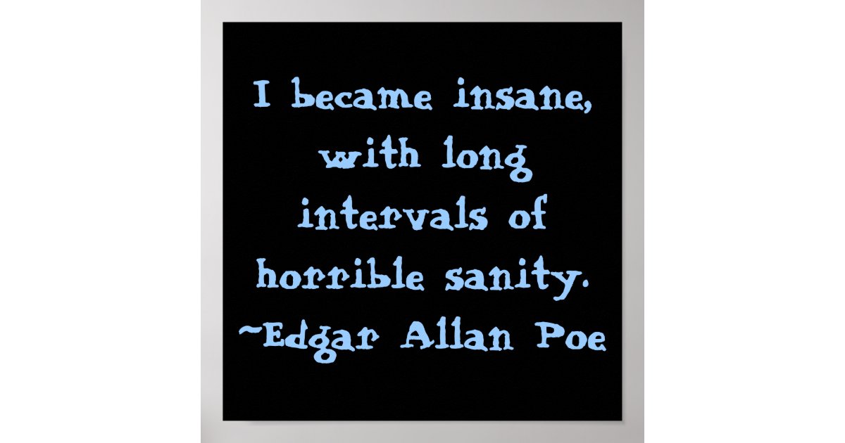 Edgar Allen poe Poster | Zazzle