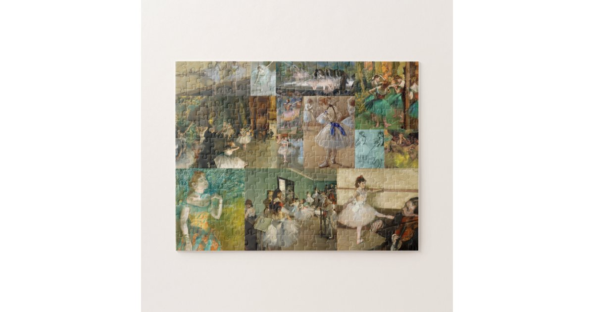 Edgar Degas Ballet Dancers Paintings and Drawings Jigsaw Puzzle | Zazzle