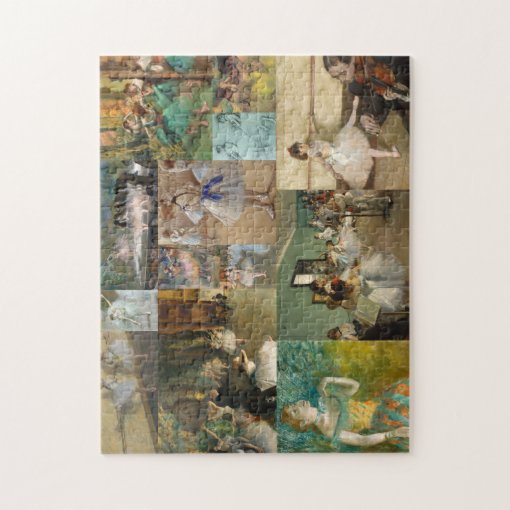 Edgar Degas Ballet Dancers Paintings and Drawings Jigsaw Puzzle | Zazzle