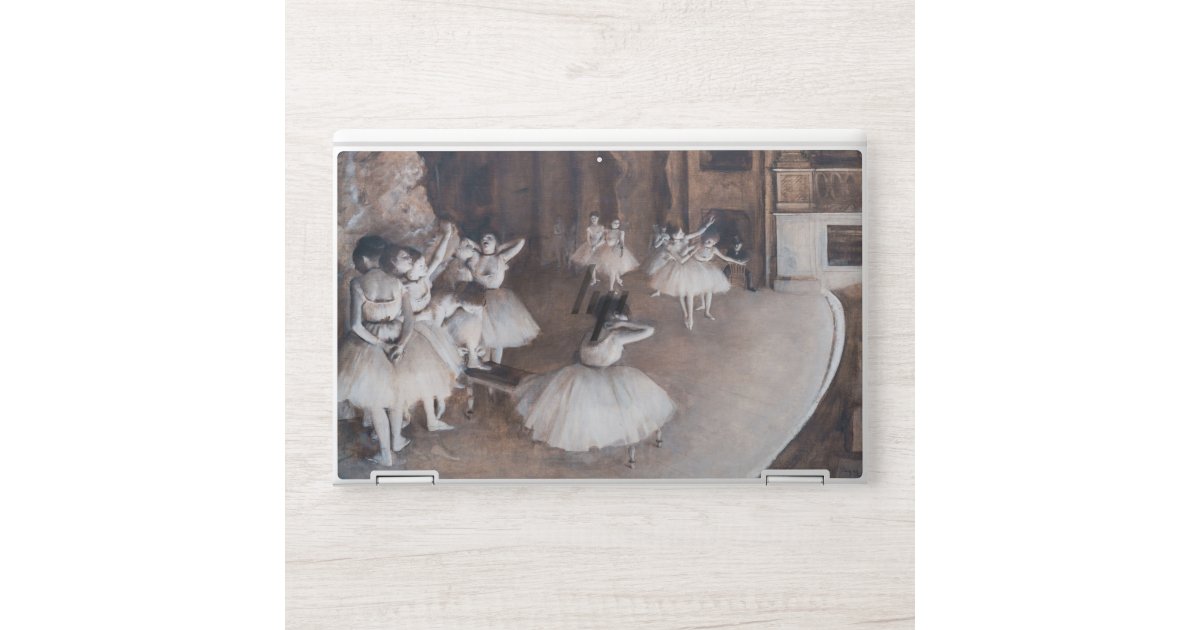 Edgar Degas - Ballet Rehearsal on Stage HP Laptop Skin | Zazzle