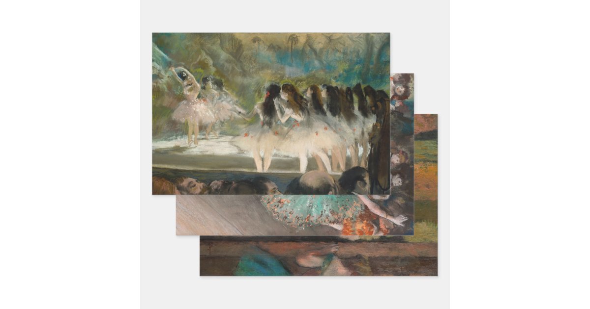 Edgar Degas - Dancers Selection Wrapping Paper Sheets | Zazzle