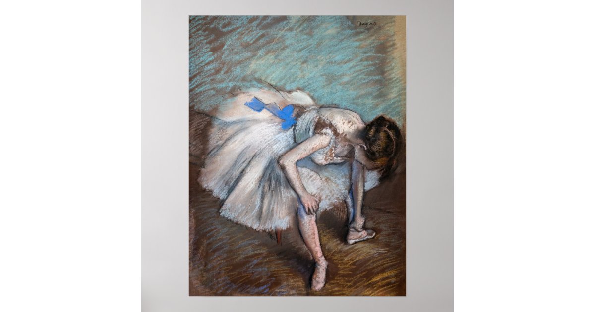Edgar Degas - Seated Dancer Poster | Zazzle
