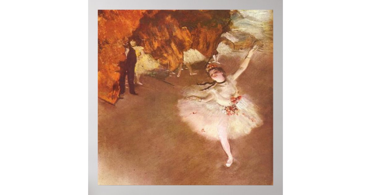 Edgar Degas The Star Poster | Zazzle