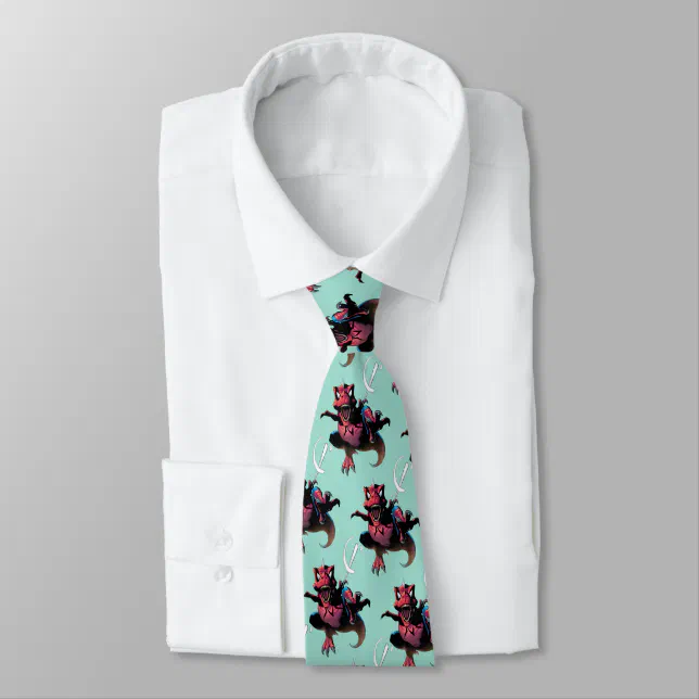 Edge of Spider-Verse - Spider-Rex Comic Cover Neck Tie | Zazzle