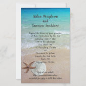 Edge of the Sea Wedding Sand Dollar Invitation | Zazzle