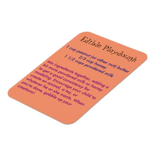 Edible Playdough Magnet | Zazzle
