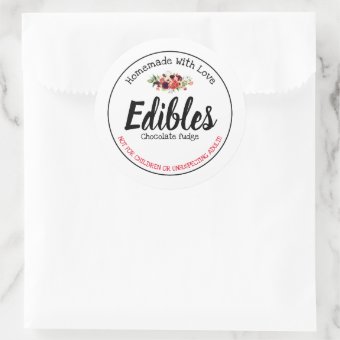 Edibles Label | Zazzle