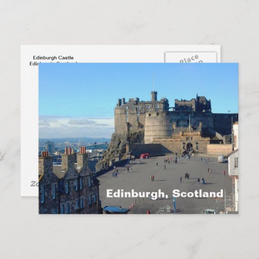 Edinburgh Castle Esplanade, Edinburgh, Scotland Postcard | Zazzle