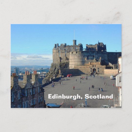 Edinburgh Castle Esplanade, Edinburgh, Scotland Postcard | Zazzle.com