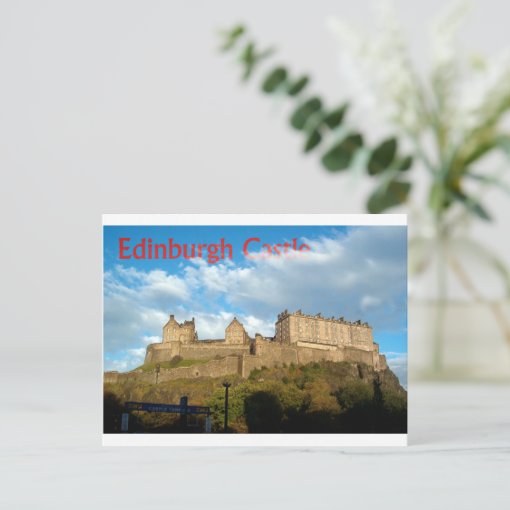 Edinburgh Castle Postcard | Zazzle