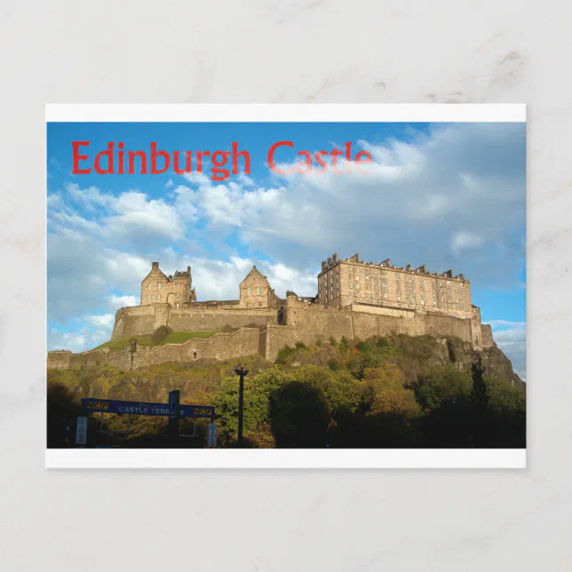 Edinburgh Castle Postcard | Zazzle