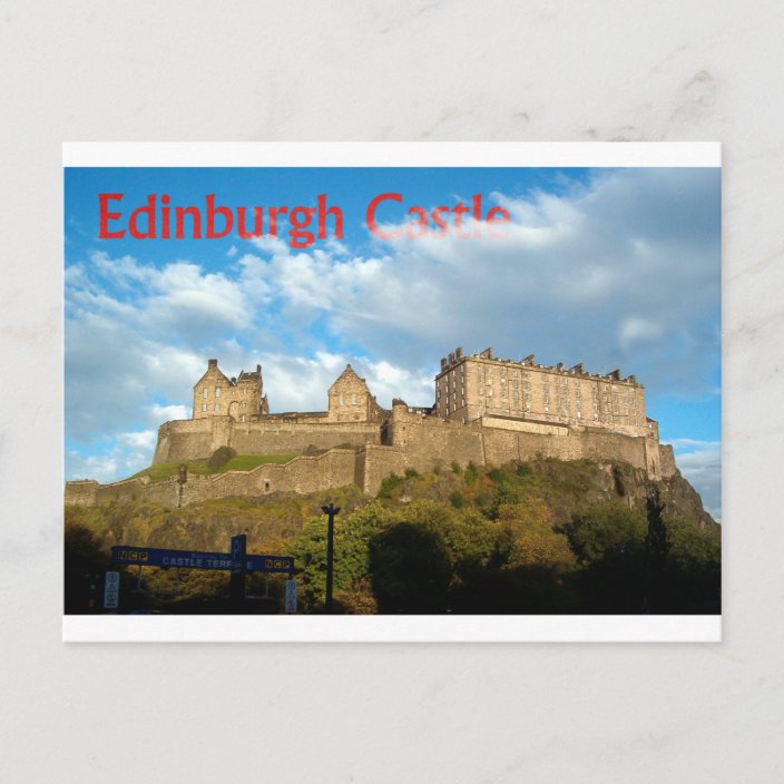 Edinburgh Castle Postcard | Zazzle.com