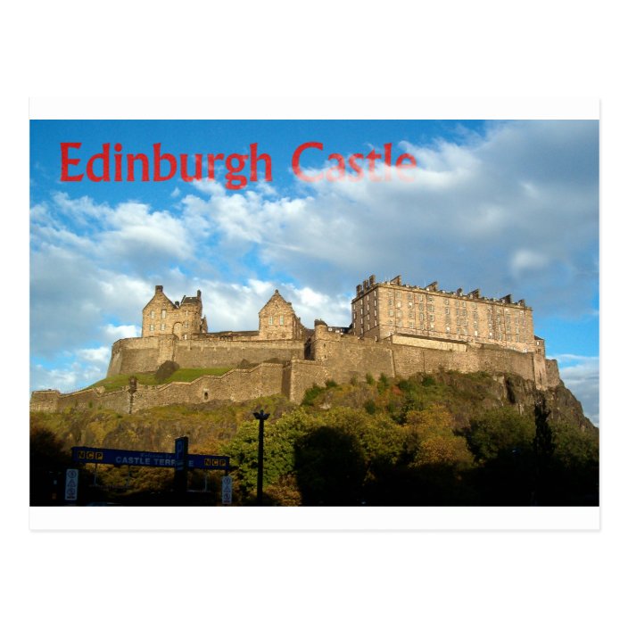 Edinburgh Castle Postcard | Zazzle.com