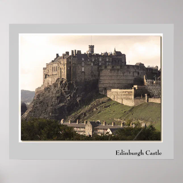 Edinburgh Castle Poster | Zazzle