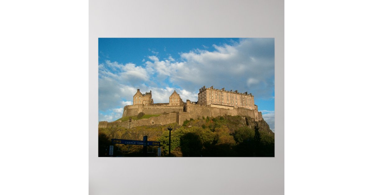 Edinburgh Castle Poster | Zazzle