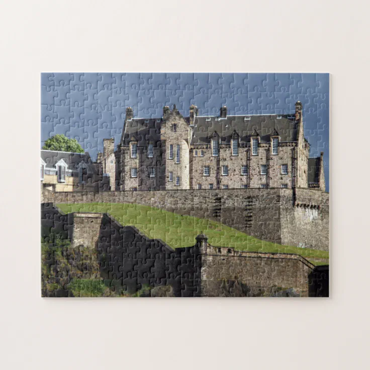 edinburgh castle scotland jigsaw puzzle | Zazzle