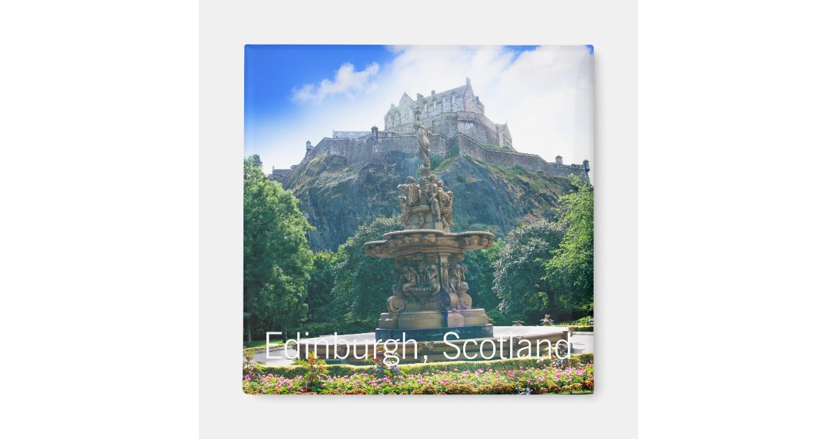 Edinburgh Castle, Scotland Magnet | Zazzle