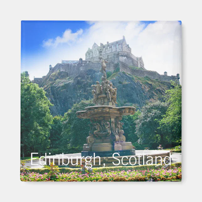 Edinburgh Castle, Scotland Magnet | Zazzle