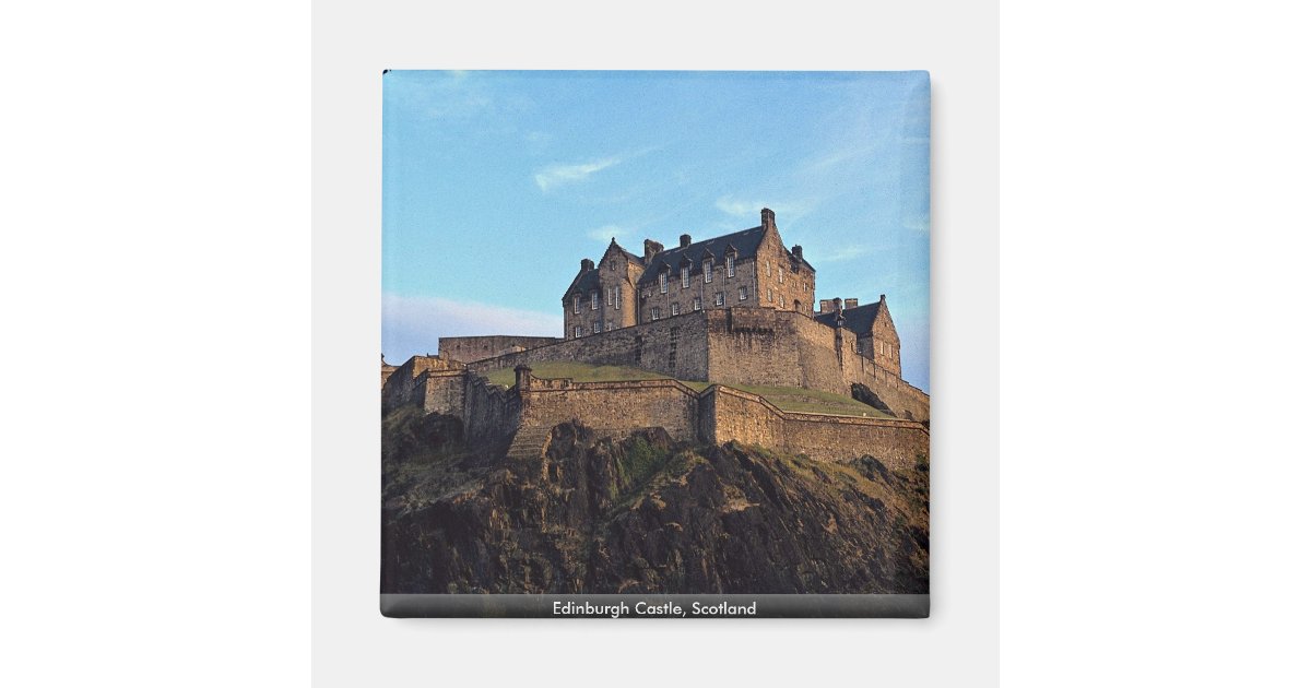 Edinburgh Castle, Scotland Magnet | Zazzle