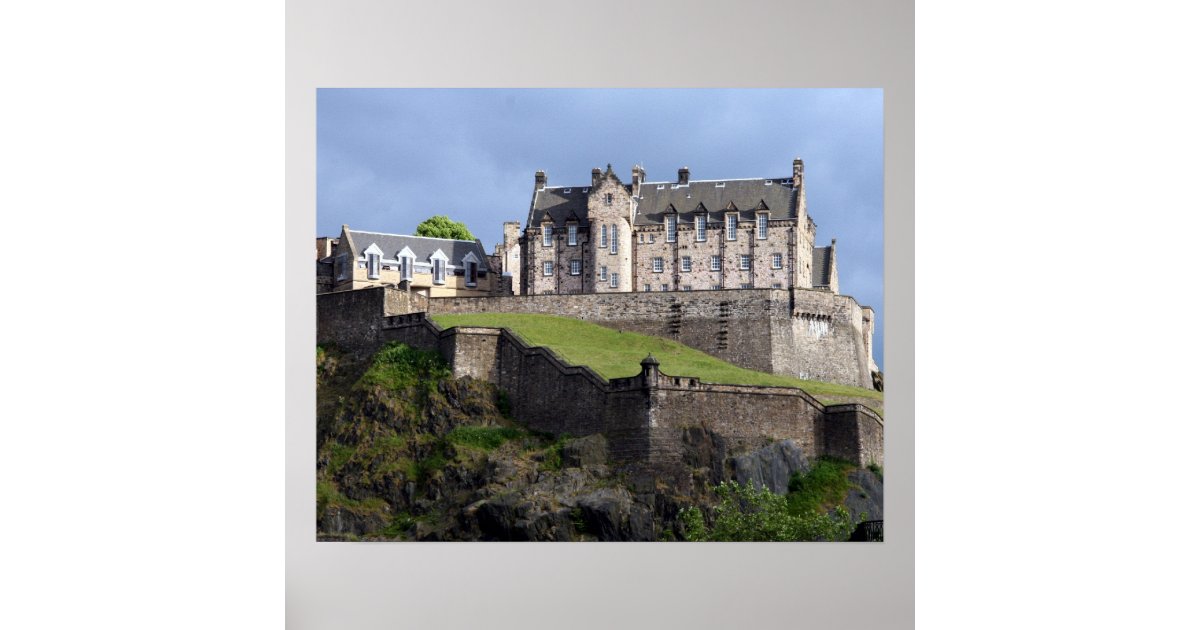 edinburgh castle scotland poster | Zazzle